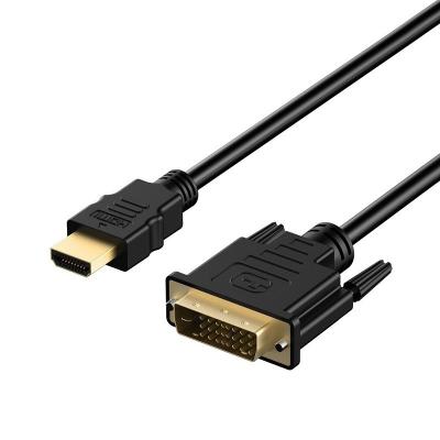 China 24K Gold Plated 1080P HDMI Male To DVI 24 + 1 Pin Male Cable Adapter for sale