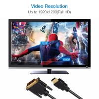 China 24K Gold Plated 1080P HDMI Male To DVI 24 + 1 Pin Male Cable Adapter for sale