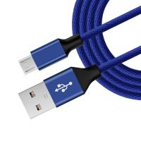 China Micro Sync Data Braided 5pin Computer Connection Cable USB 2.0 A Male 3.3ft 1M for sale