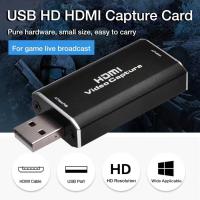 China HDMI to USB Audio Video Capture Cards 1080p USB2.0 Record via DSLR Camcorder for sale
