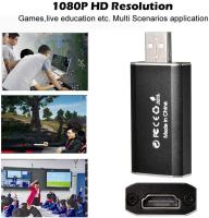 China HDMI to USB Audio Video Capture Cards 1080p USB2.0 Record via DSLR Camcorder for sale