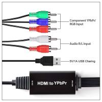 China 6ft 4K HDMI Cable to YPBPR RGB + R/L Video Component Converter Adapter for sale