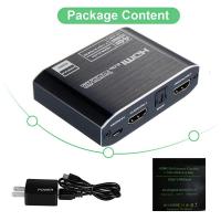 China Audio Extractor HDMI 2.0b Adapter 1×1 Support 4K 60Hz RGB 8:8:8 HDCP 2.2 for sale