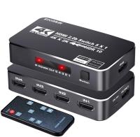 China 18.5Gbps 5 Ports 60Hz HDR HDMI 2.0 Switcher 5x1 kvm for Ultra HD Dolby Vision HDR10 for sale