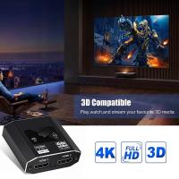 China Two In One Out 2.0 HDMI Switch Box 4K HD Signal Switching With AB 60hz HDCP2.2 for sale