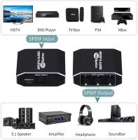 China 1 In 3 Out Digital SPDIF Toslink Optical Fiber Audio Splitter 1x3 With Optical Cable for sale