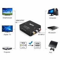 China Mini CVBS RCA AV To HDMI Audio Video Converter Adapter 1080P for sale