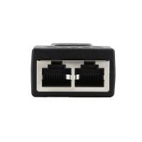 China Double Connector RJ45 Female HDMI In Splitter for LAN Ethernet Network Cable for sale