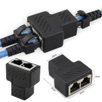 China Double Connector RJ45 Female HDMI In Splitter for LAN Ethernet Network Cable for sale