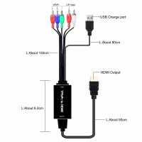China 1080P 60Hz Audio Video Converter Component RCA RGB YPbPr To HDMI for sale