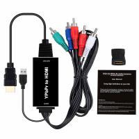 China 1080P 60Hz Audio Video Converter Component RCA RGB YPbPr To HDMI for sale