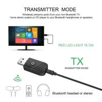 China TV PC Wireless USB Bluetooth Adapter 5.0 with 3 in 1 Audio Receiver Transmitter 3.5mm for sale