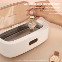 China 360° Multi Directional Ultrasonic Cleaner Makeup Tools Watch Glasses Jewelry Washer for sale