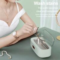 China 360° Multi Directional Ultrasonic Cleaner Makeup Tools Watch Glasses Jewelry Washer for sale