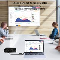 China 1.5W VGA To HDMI Converter With Audio Cable Laptop Connected To Monitor for sale