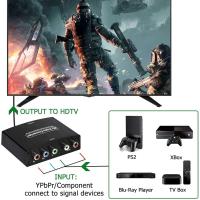 China 5V YPBPR To HDMI Converter YPBPR + L Audio TO HDMI HD Video Converter Black for sale