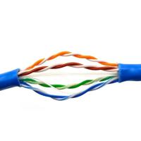 China 24AWG*4 OD 6.5mm  Engineering Cable CAT6 FTP Patch Cord Cable for sale