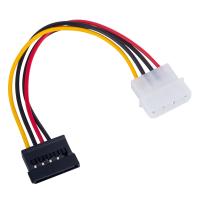 China SATA 4 Pin IDE To 15 Pin HDD Power Adapter Cable Hard Drive Adapter Power Supply Cable for sale