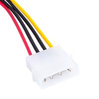 China SATA 4 Pin IDE To 15 Pin HDD Power Adapter Cable Hard Drive Adapter Power Supply Cable for sale