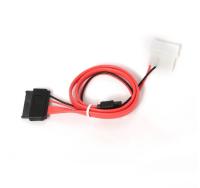 China SATA 7 Pin SLIMLINE 6 Pin Hard Drive Data Cable Extension For Motherboard for sale