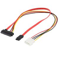 China SATA 7 Pin SLIMLINE 6 Pin Hard Drive Data Cable Extension For Motherboard for sale