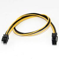 China PCIE 6 Pin Male To Female Extension Power Cable 18AWG For GPU Video Card for sale