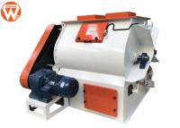 China 500 KG/P Horizontal Feed Mixer Double Shaft Paddle With Siemens Motor High CV for sale