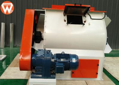 China 500 KG/P Horizontal Feed Mixer Double Shaft Paddle With Siemens Motor High CV for sale
