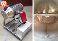China SS304 Stainless Steel Feed Grinder Mixer , Drum Shaped Powder Animal Feed Mixer for sale