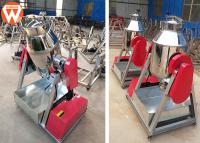 China SS304 Stainless Steel Feed Grinder Mixer , Drum Shaped Powder Animal Feed Mixer for sale