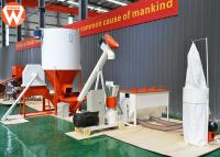 China Chicken Feed Mixer Machine Grinder Multifunction Vertical All In One Low Noise for sale
