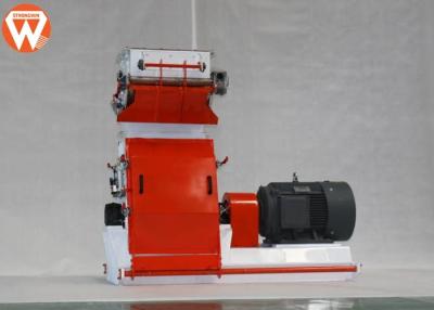China Impeller Feeder Grain Poultry Feed Mixer Grinder , Tear Circle Cattle Feed Grinding Machine for sale