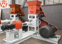 China Dry Type Floating Fish Feed Extruder , High Efficiency 15KW Fish Pellet Extruder for sale