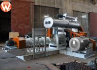 China 4T/H Wet Type Fish Feed Extruder Machine With Modulator Power 5.5KW Screw 200mm for sale