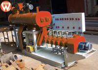China 800KG/H 55KW Fish Feed Making Machine , Steel Low Noise Fish Pellet Extruder for sale