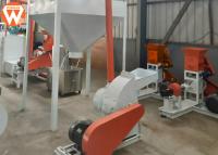 China Shrimp Fish Feed Production Plant With Feed Crumble Machine 1-15 MM Pellet for sale