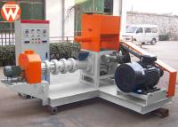 China Automatic Fish Feed Production Line 600KG/H PLC Control 500-600kg/H Total 110kw for sale