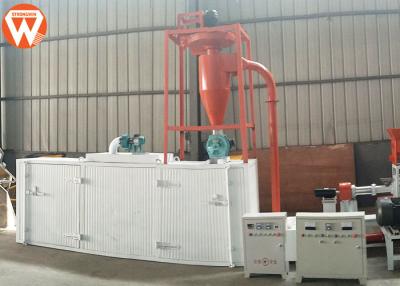 China Stainless Steel Floating Feed Drying Machine Fast Speed 3200*1100*1550mm for sale