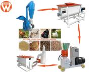 China Rabbits Chicken Processing Plant , 2 MM 4 MM 5 MM Chicken Feed Manufacturing Plant for sale