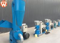 China Cattle Sheep Poultry Feed Processing Plant 6 MM 8 MM Diameter 500 Kg/H for sale