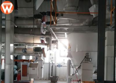 China Automatic Animal Feed Production Line , Chicken Feed Making Machine 3MM 4MM Diameter for sale