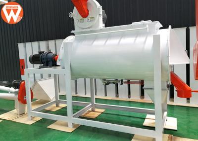 China 1T/H Cattle Feed Manufacturing Machine With Vertical Pulverizer Compact Structure for sale