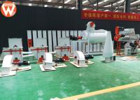 China Animal Poultry Pellet Feed Plant 0.9-12MM Total 50kw With Vertical Pulverizer for sale