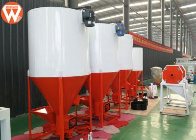 China 2 In 1 Vertical Feed Grinder Mixer , Chicken Feed Powder Premix Chicken Feed Mixer for sale