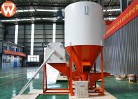 China 2 In 1 Vertical Feed Grinder Mixer , Chicken Feed Powder Premix Chicken Feed Mixer for sale