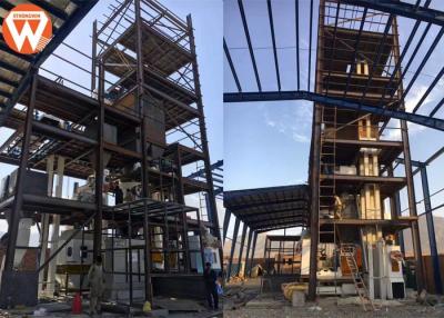 China Turnkey Project 10 T / H Animal Feed Pellet Production Line With Technical Support for sale