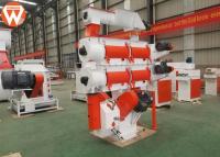 China Pig Cow Feed Making Machine , Chicken Pellet Feed Plant With Double Layer Conditioner for sale