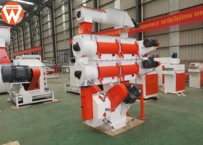 China Pig Cow Feed Making Machine , Chicken Pellet Feed Plant With Double Layer Conditioner for sale