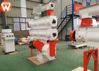 China Pig Cow Feed Making Machine , Chicken Pellet Feed Plant With Double Layer Conditioner for sale