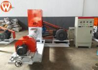 China 500-600KG / H Floating Fish Feed Extruder Machine With Feeding Power 1.1KW for sale